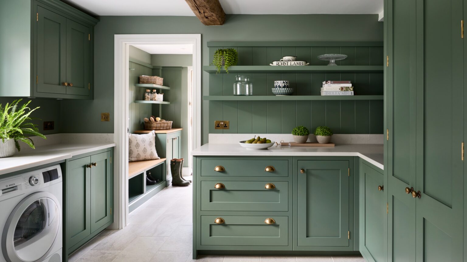 15 Green Laundry Room Ideas (Best Green Palette For Laundry Room ...