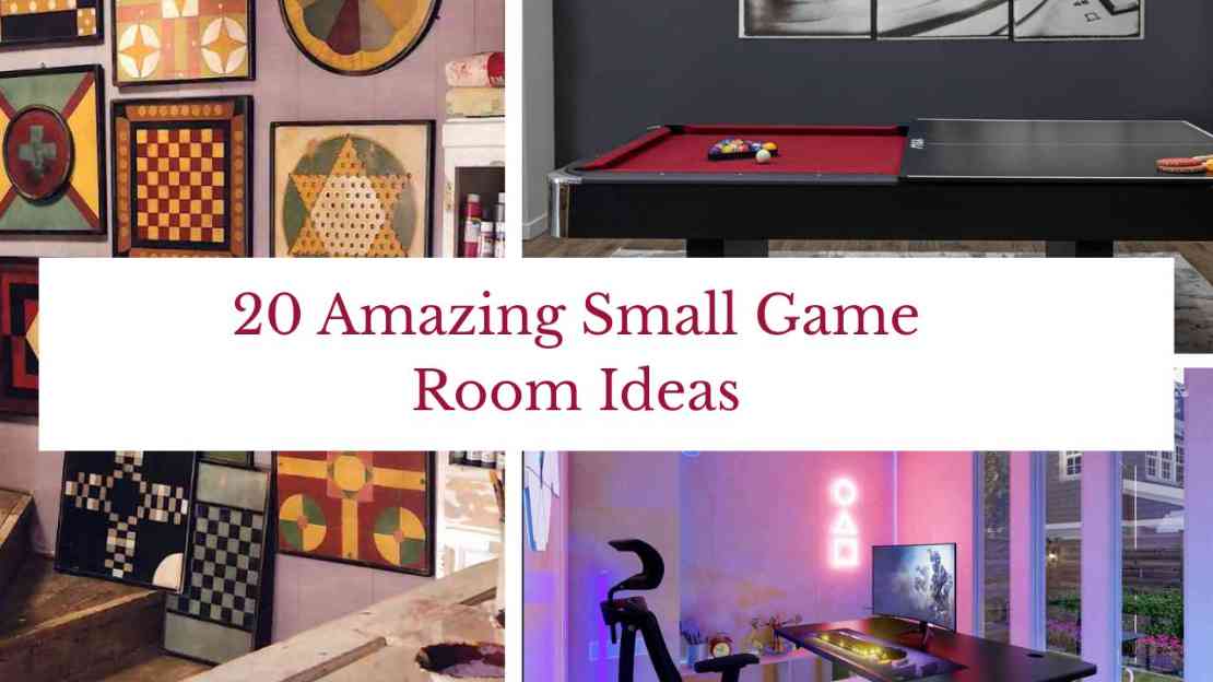 20 Amazing Small Game Room Ideas on a Budget - Corby Homes