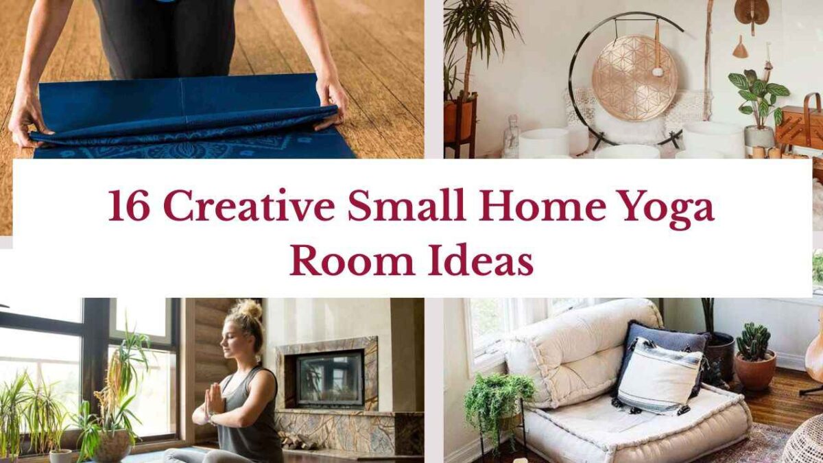 16 Small Home Yoga Room Ideas Using Minimal Furniture and Decor - Corby ...