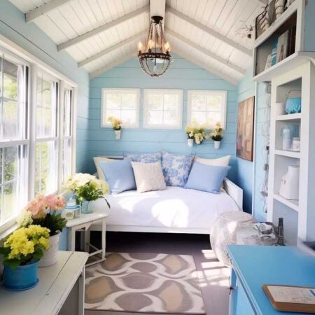 17 Beautiful She Room Ideas To Design Your She Shed - Corby Homes