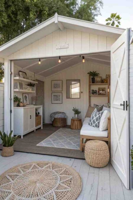 17 Beautiful She Room Ideas To Design Your She Shed - Corby Homes