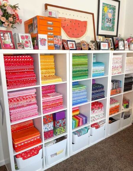 13 Aesthetic IKEA Sewing Room Ideas Using Smart Storage Solutions and ...